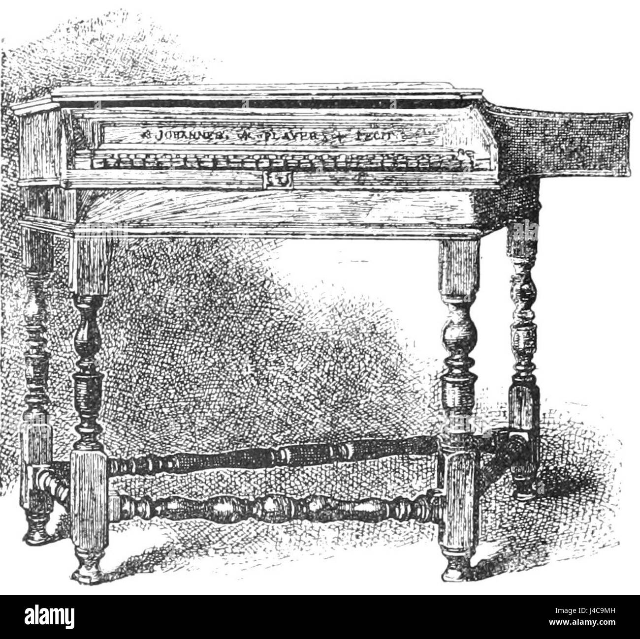 Musical instrument spinet hi-res stock photography and images - Alamy