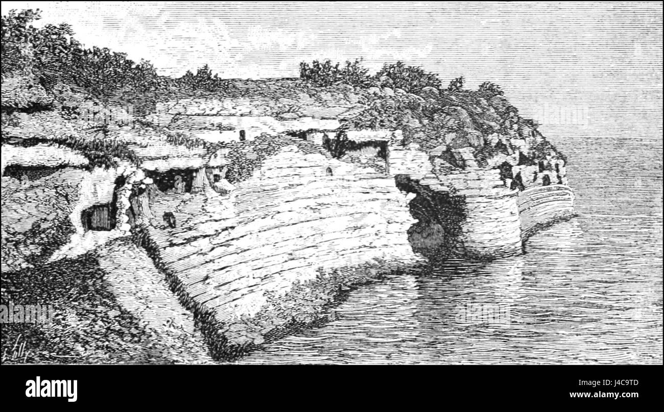 PSM V41 D051 The grottoes of meschers charente inferieure france Stock ...