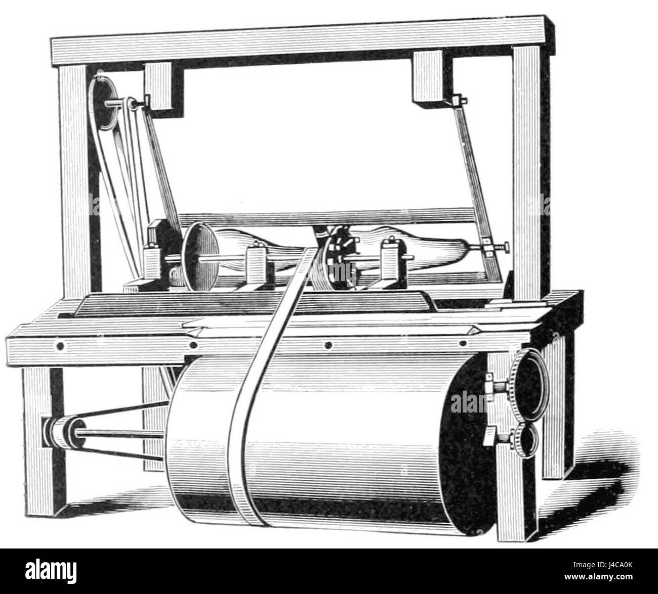 PSM V41 D526 First lathe for turning lasts Stock Photo - Alamy