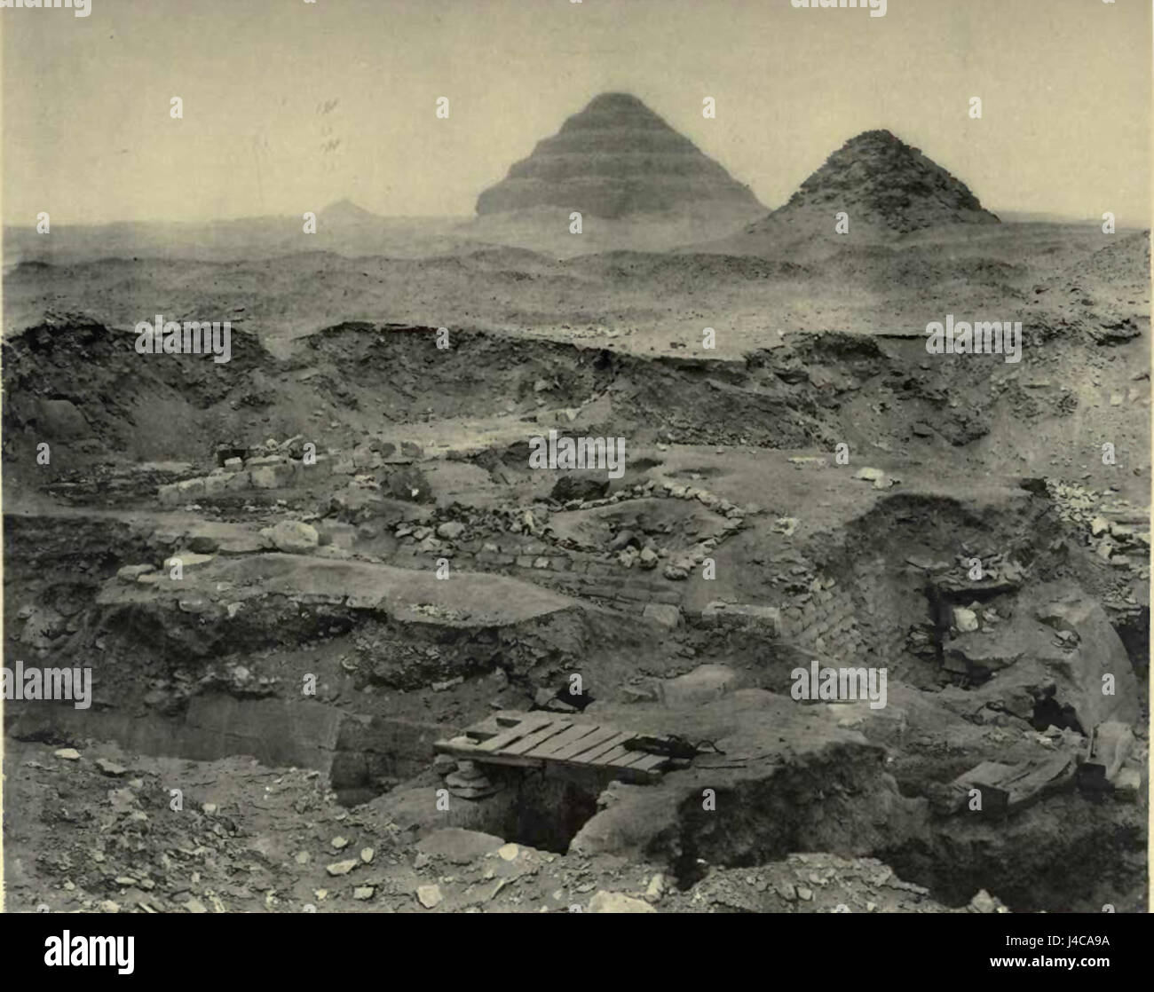 The Teti satellite pyramid, associated with the ancient Egyptian ...