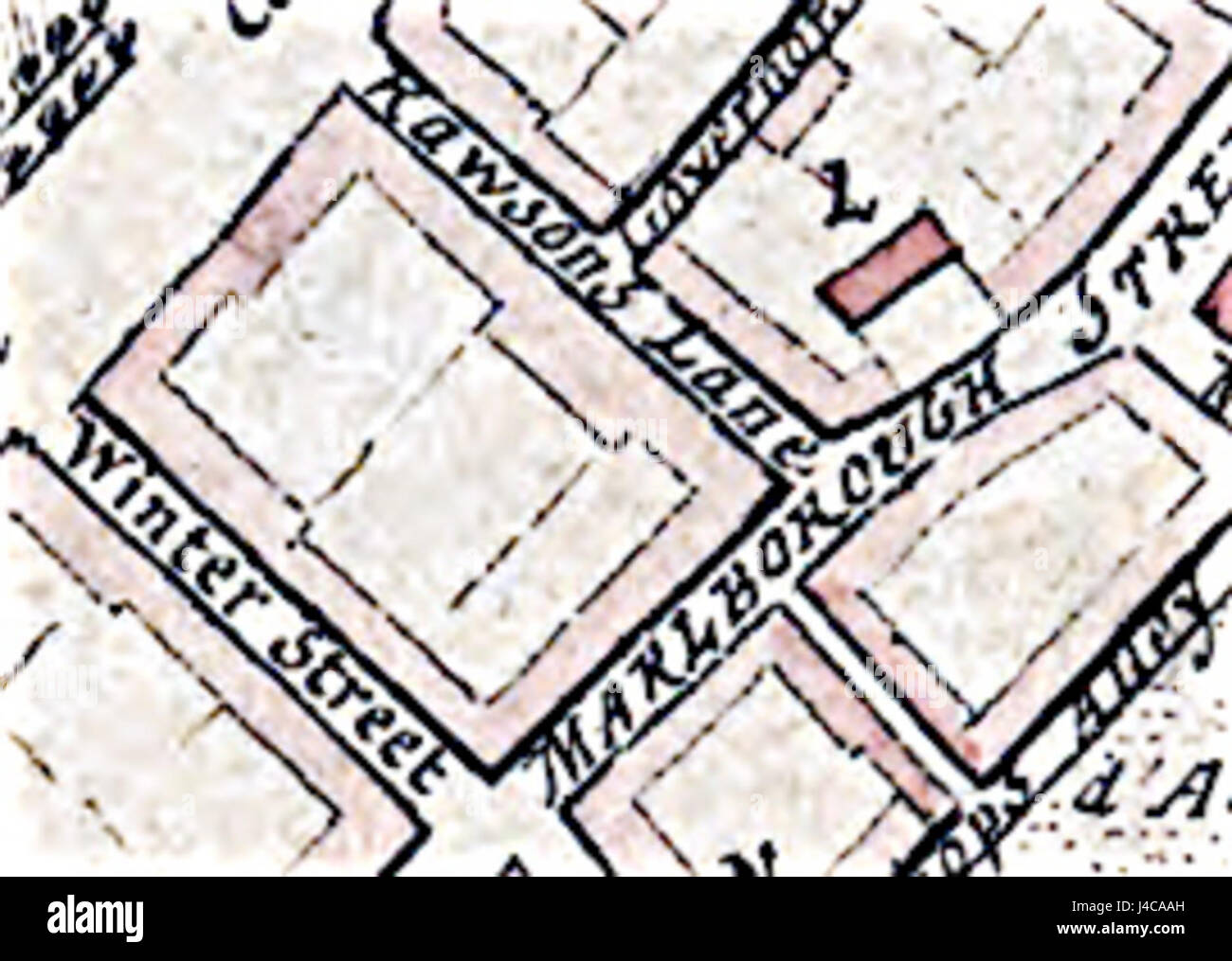 1775 boston map hi-res stock photography and images - Alamy