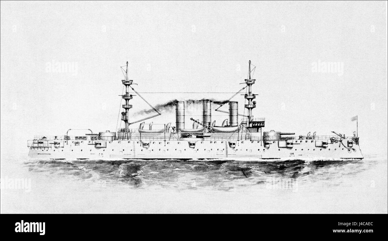 The PSM V44 D179 represents an armored cruiser steamer named New York ...