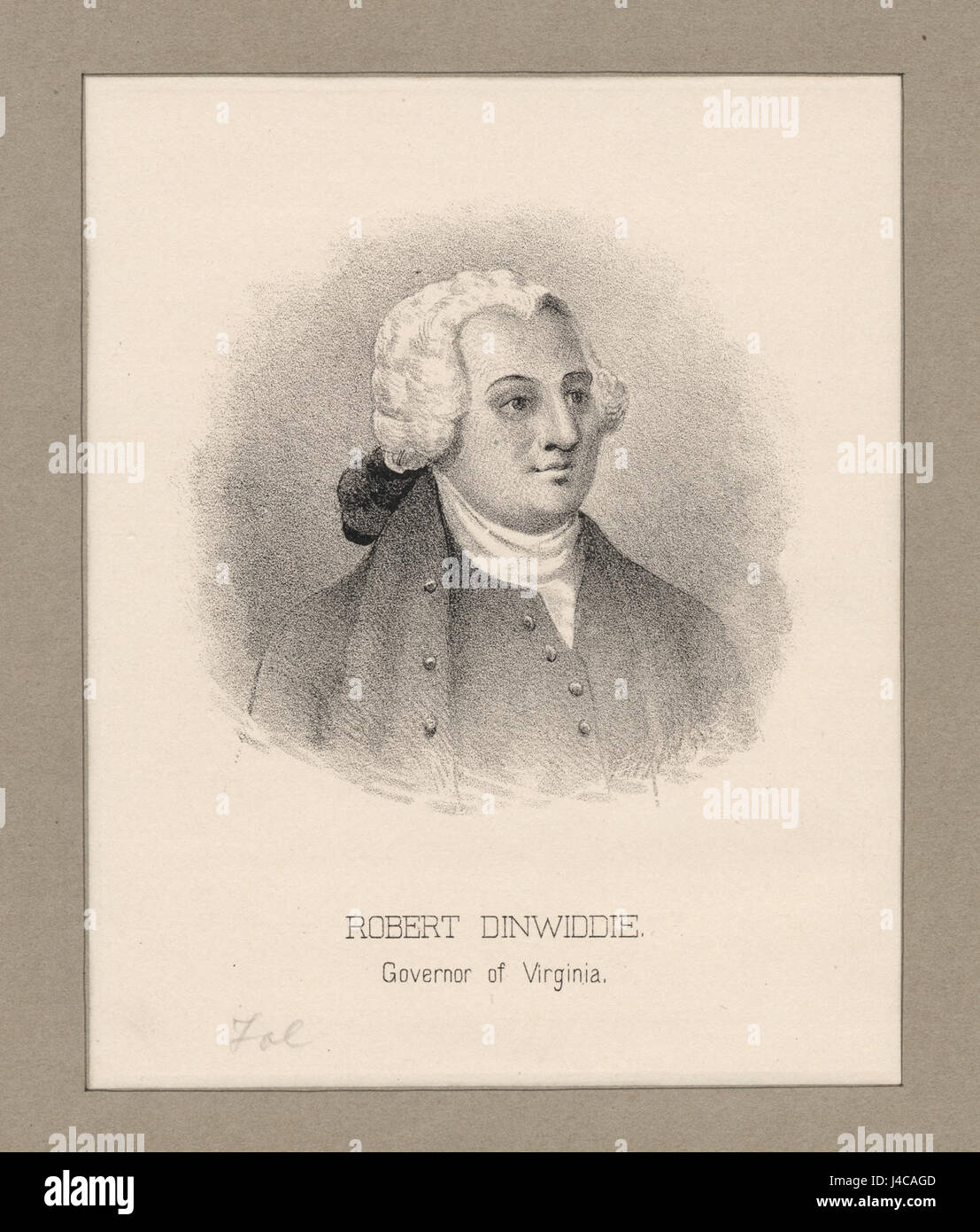 Robert dinwiddie governor hi-res stock photography and images - Alamy