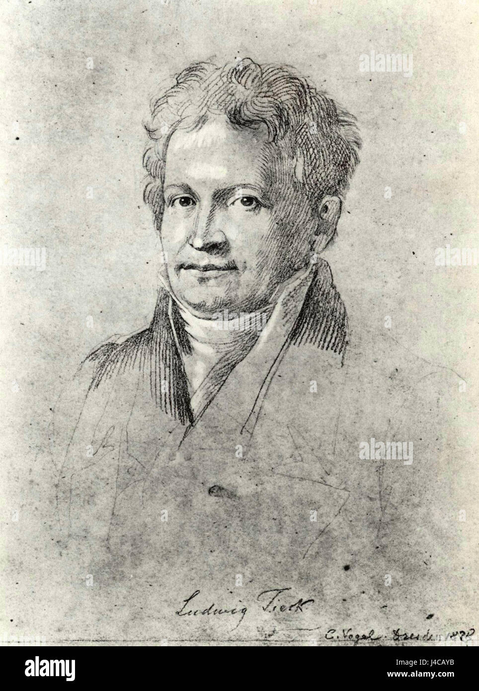 This portrait of Ludwig Tieck, painted by Carl Christian Vogel von ...