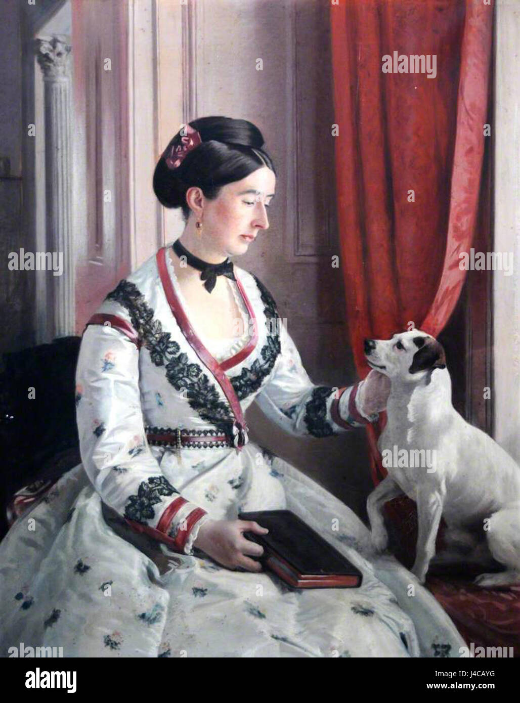 This portrait of Elizabeth, Lady Hickman, highlights the aristocratic ...