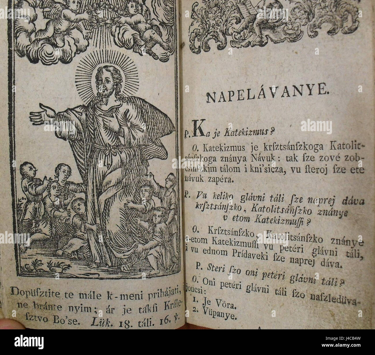 The first page of the 'Short Summary of the Great Catechism' from 1804 ...