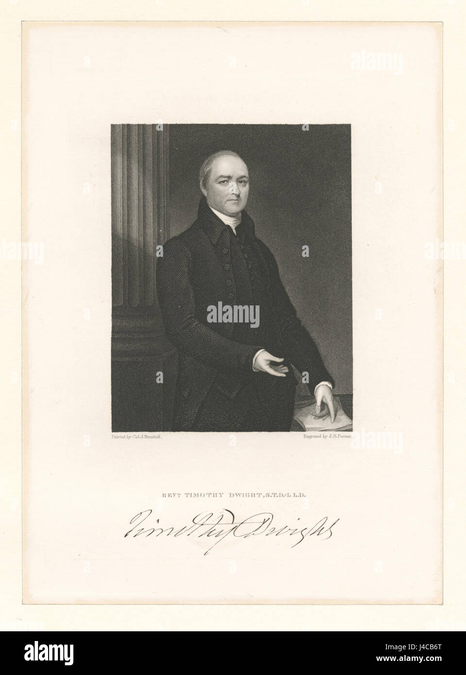 Revd. Timothy Dwight was an influential American clergyman and educator ...