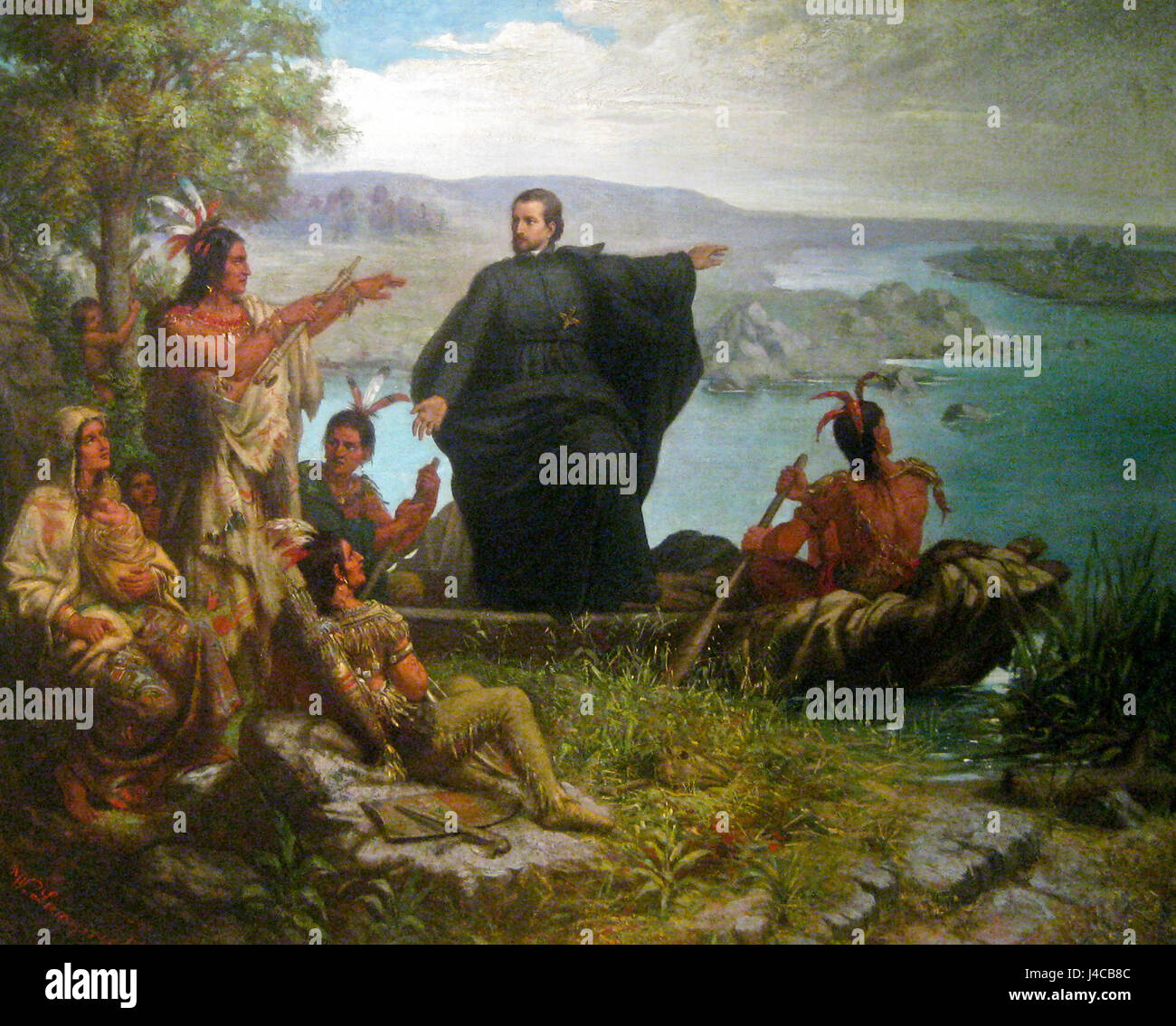 French jesuit explorer missionary hi-res stock photography and images ...