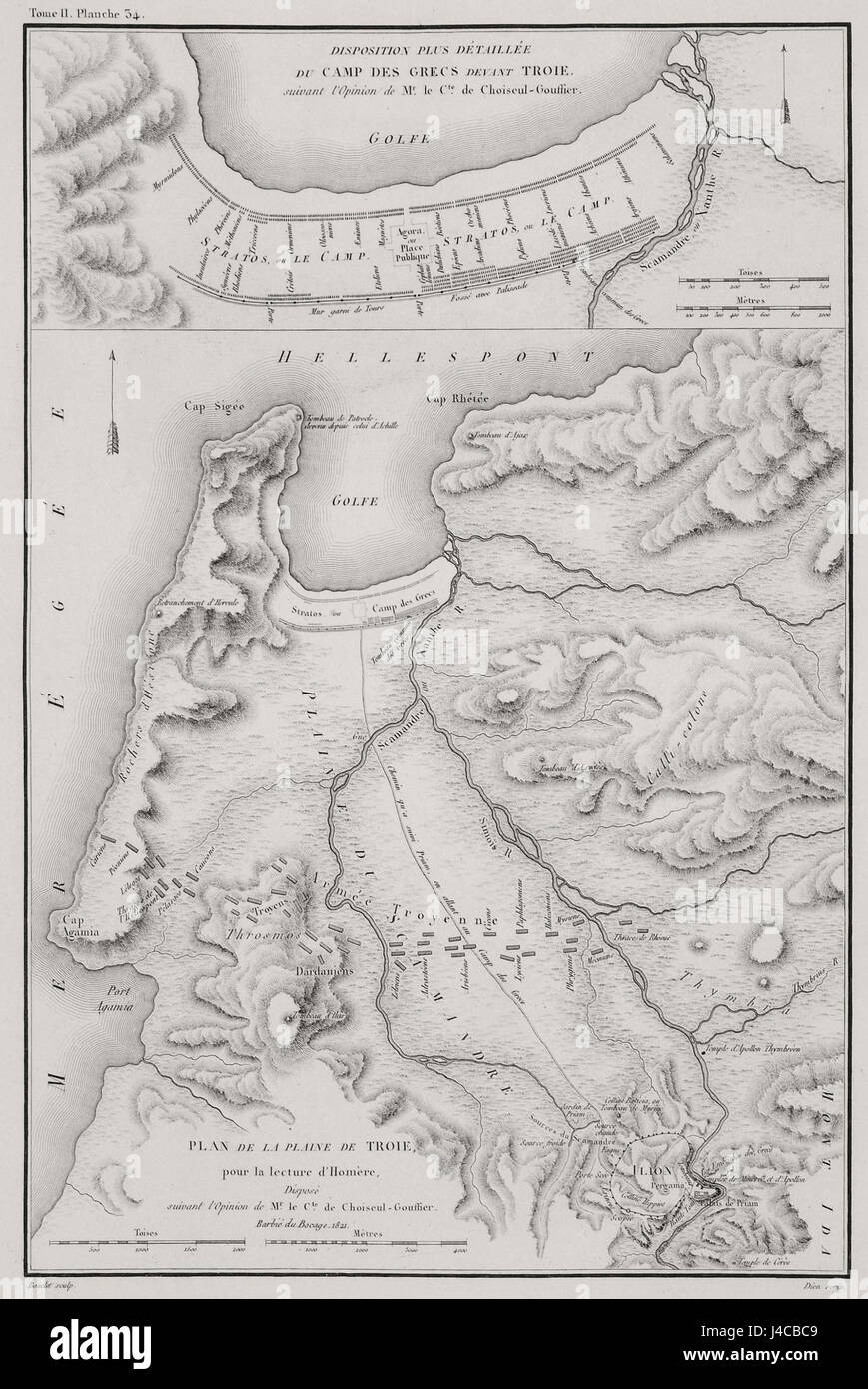 This 1822 map by Gabriel Florent Auguste De Choiseul illustrates the ...