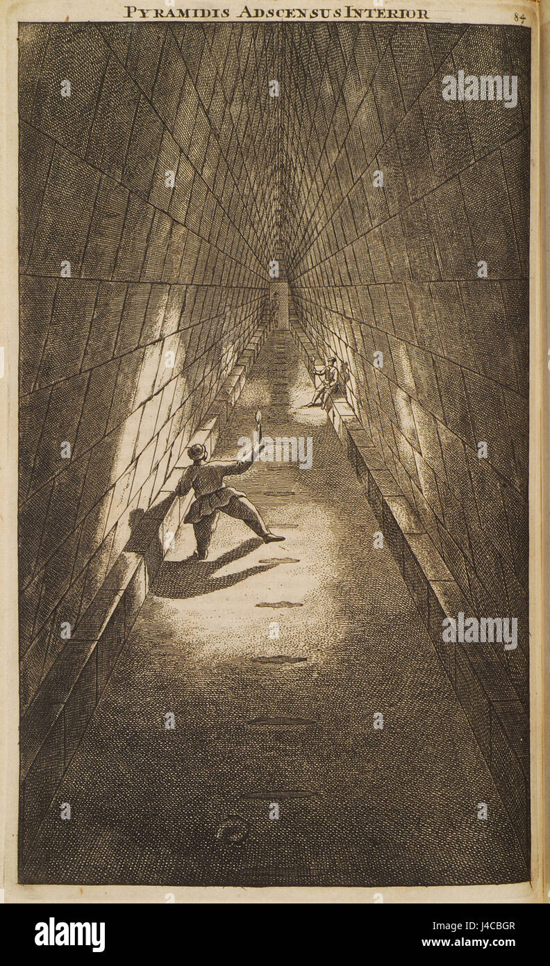 'Pyramidis adscensus interior' by Cornelis de Bruyn is an engraving ...