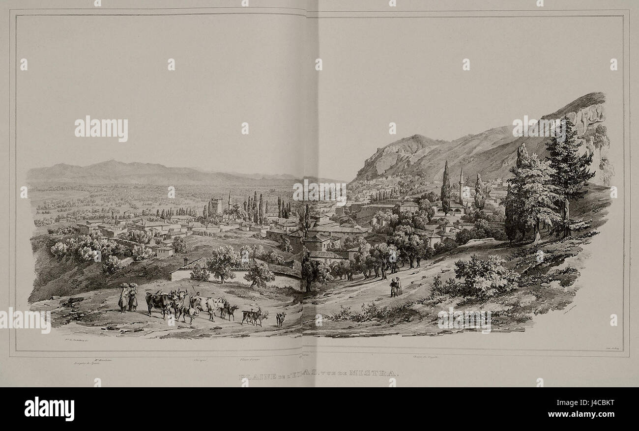 A landscape painting by Otto Magnus von Stackelberg in 1834, showing ...