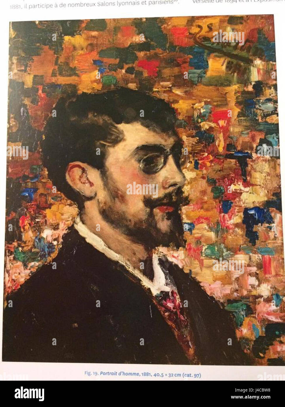 A portrait of a man by the artist Jacques Martin, showcasing 18th or ...