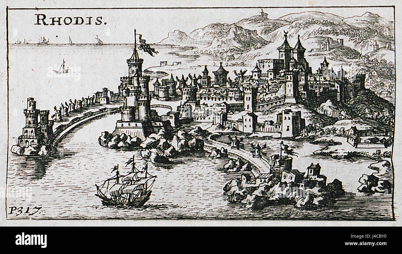 Rhodis Sandrart Jacob Von 1687 Stock Photo - Alamy