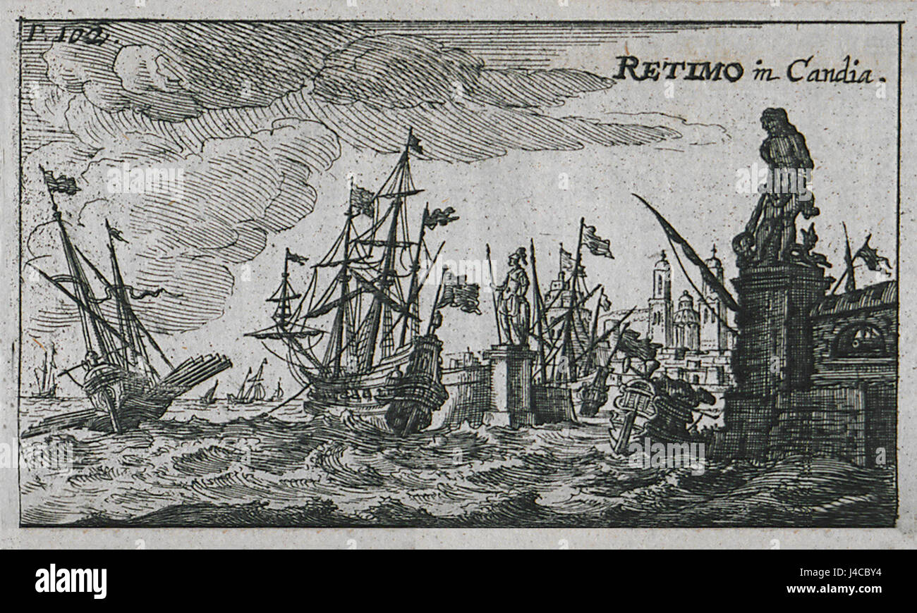 This artwork by Jacob von Sandrart, created in 1687, depicts Retimo ...