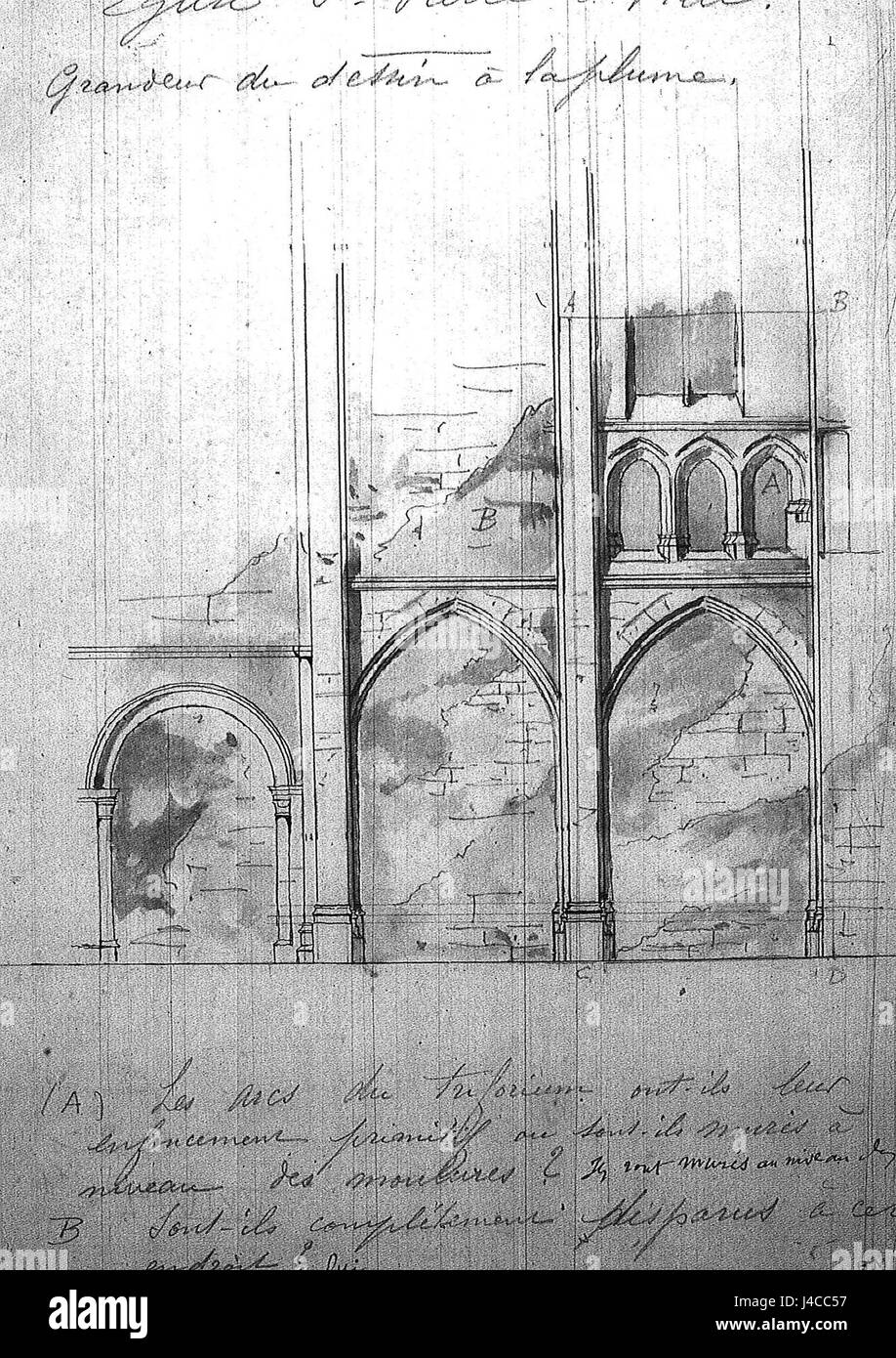 Pierre triphorium bmr 18 Stock Photo - Alamy