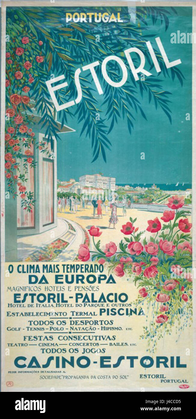 Publicidade Estoril antiga refers to vintage advertisements from ...