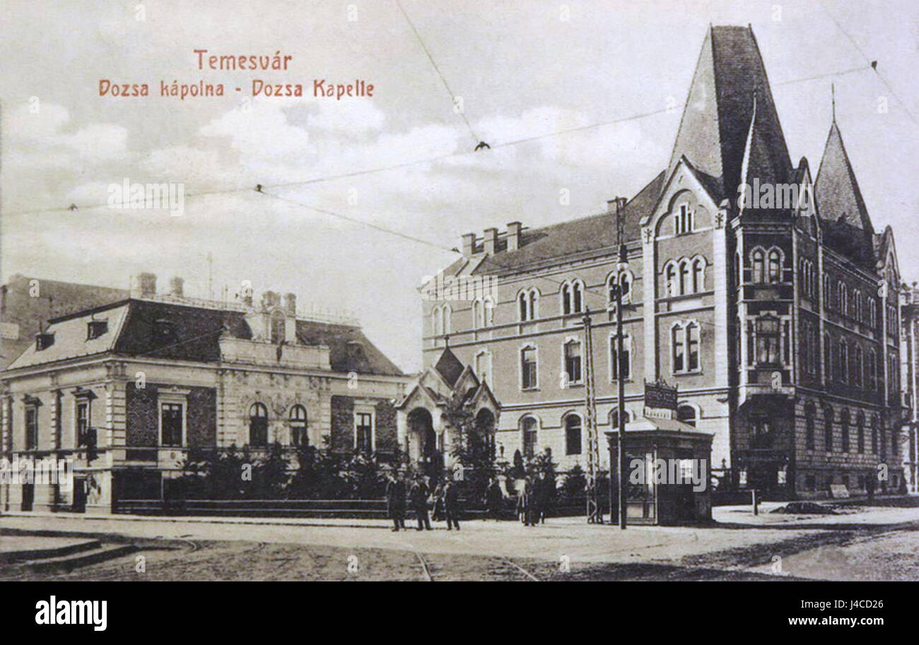 Piata Sfanta Maria, located in Timisoara, Romania, is depicted in a ...