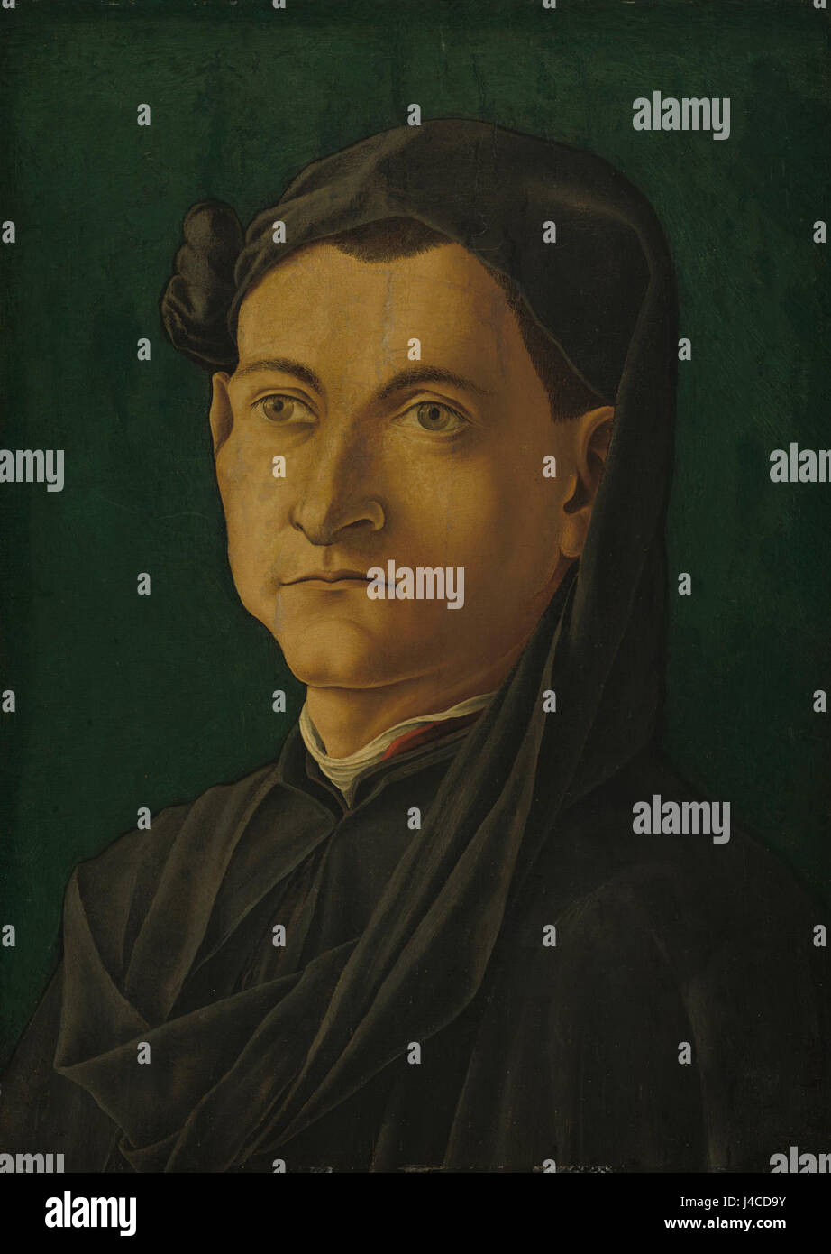 This portrait features an unnamed man, with a focus on capturing his ...