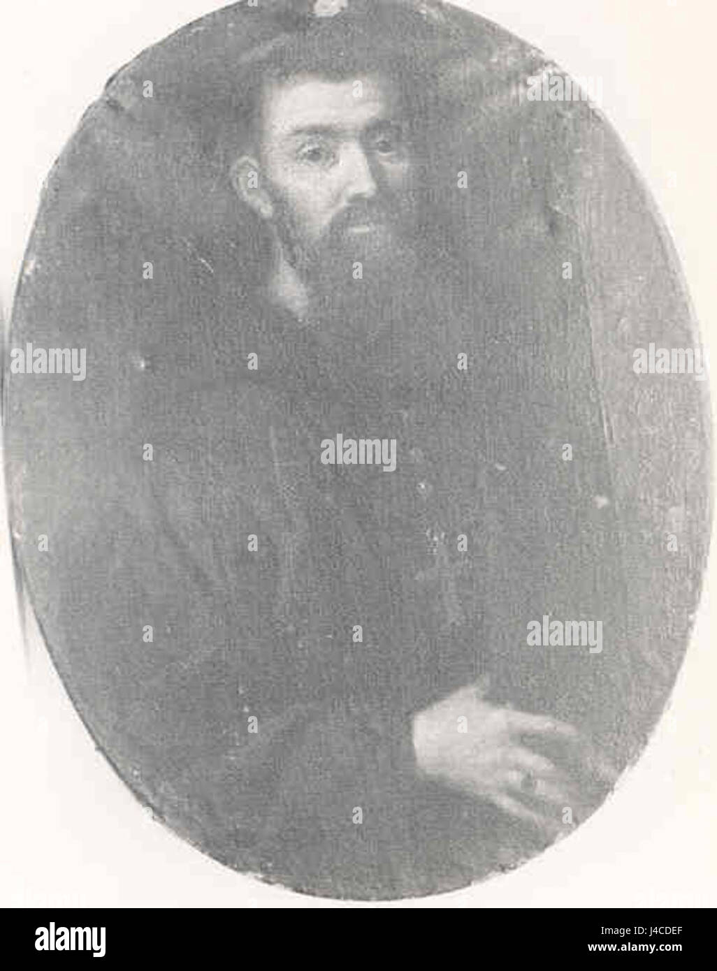 This portrait depicts a Capuchin monk, located in the Historiehuis ...