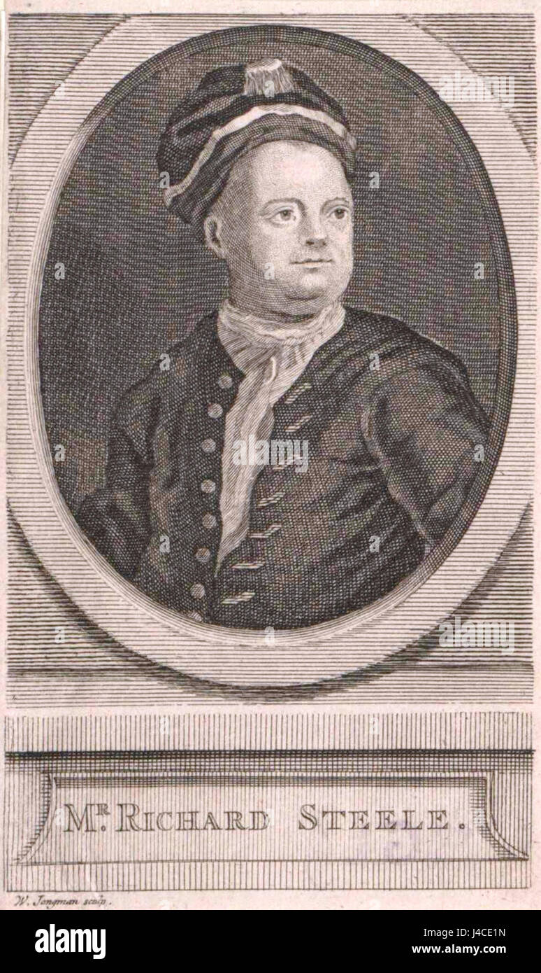 Richard Steele, a notable figure in English literature, is likely being associated with Wouter ...