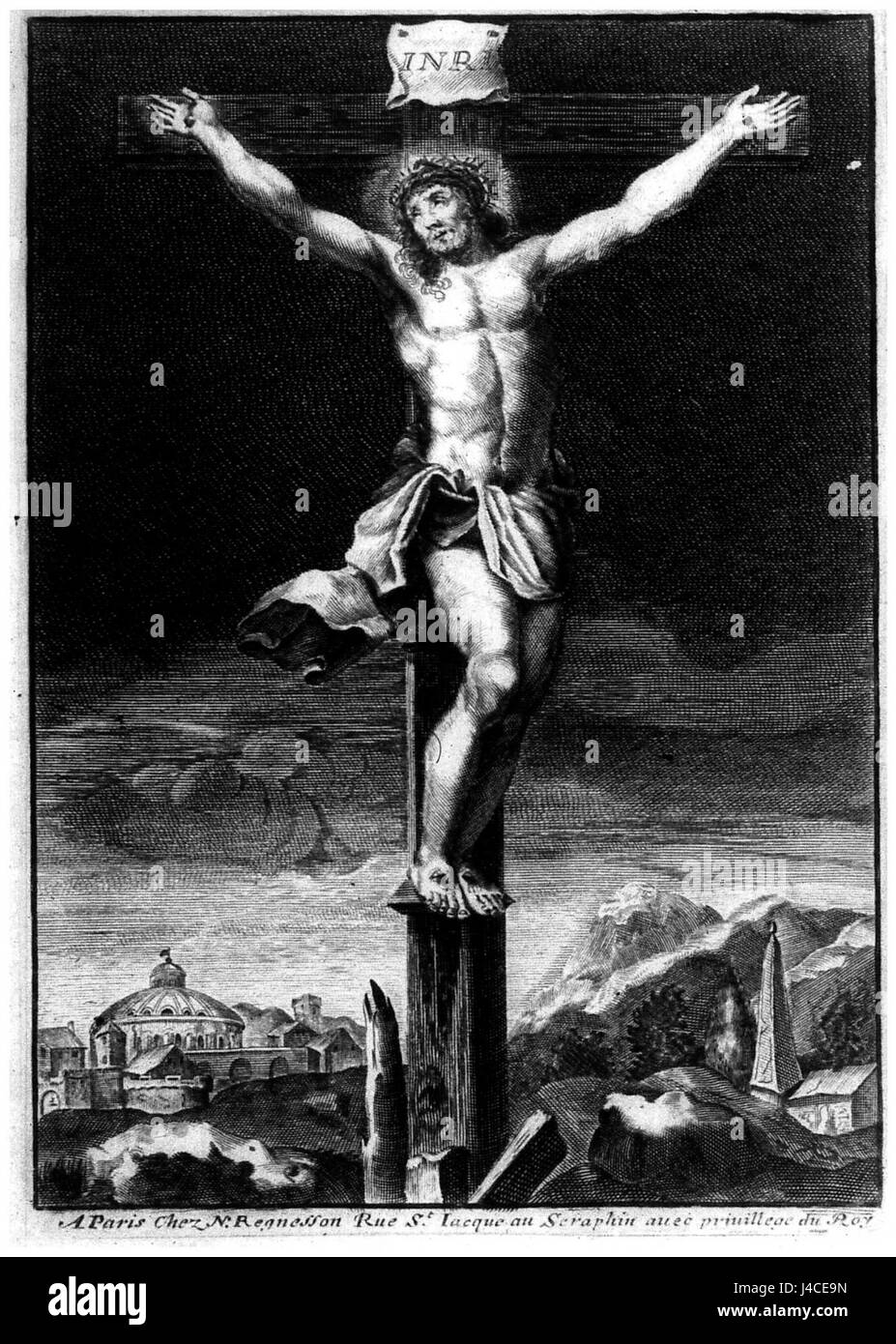 Art of the crucifixion Black and White Stock Photos & Images - Alamy