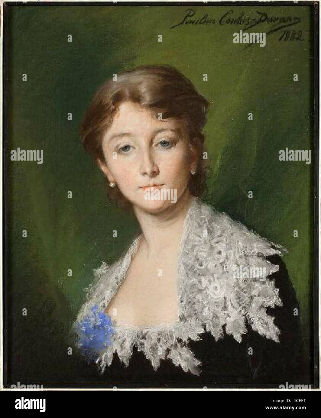 Pauline Carolus Duran Portrait de Marguerite de Saint Marceaux Stock ...