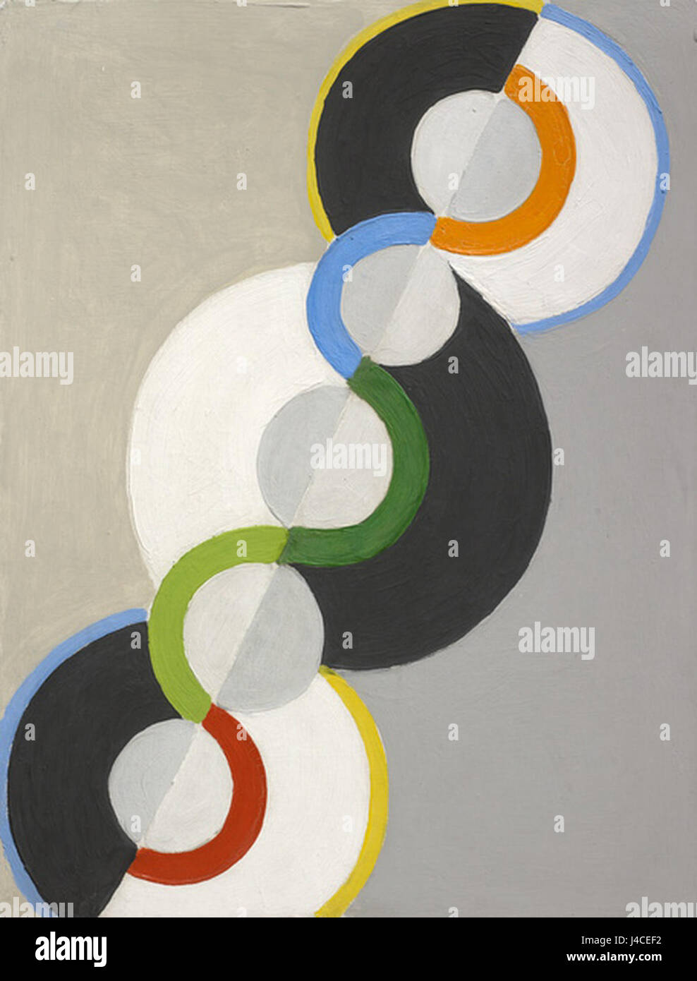 Robert Delaunay's 'Simultaneous Circles' (1934), displayed at the ...