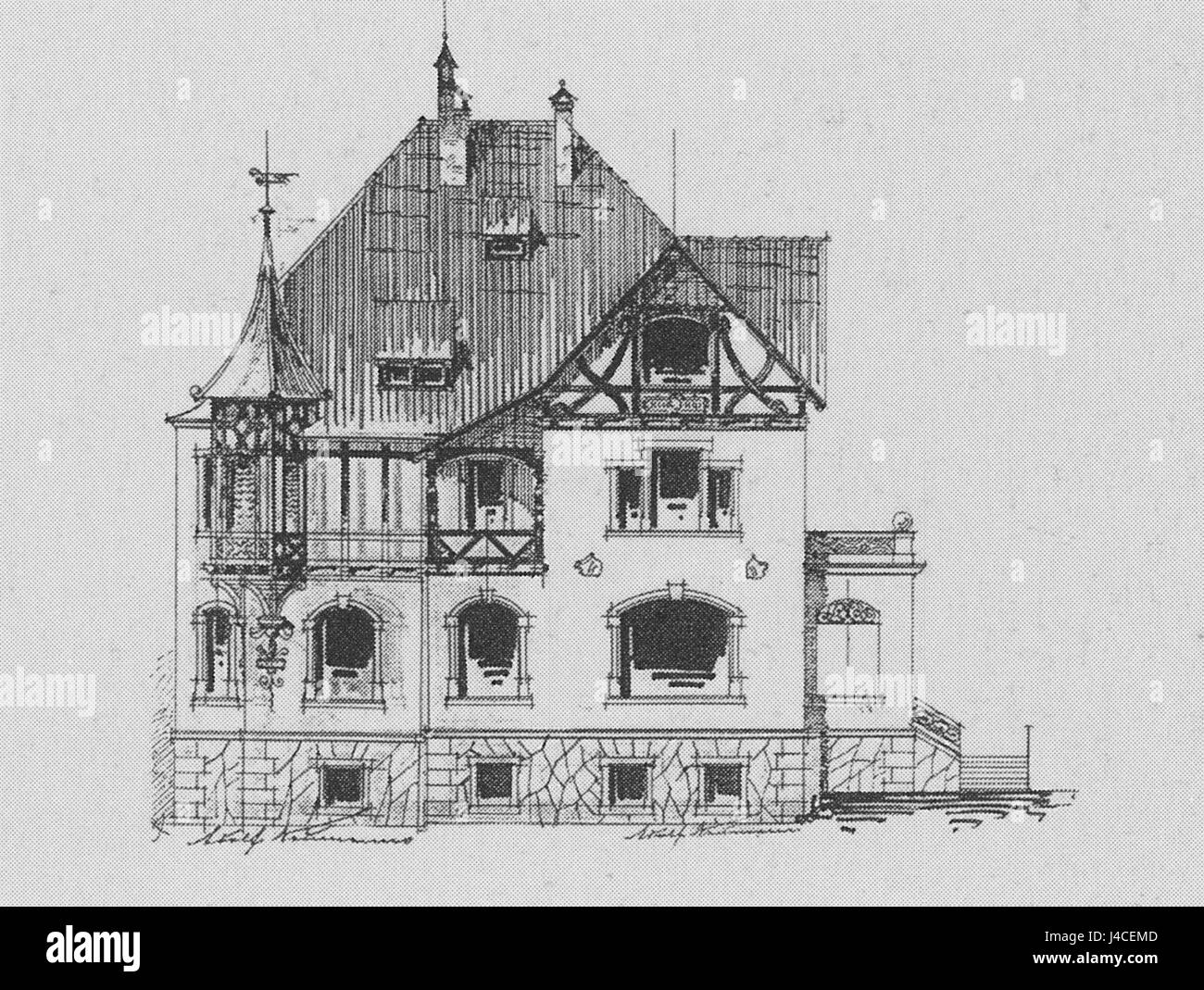 The Villa Martins Klause, designed by Adolf Neumann in 1900, is a ...