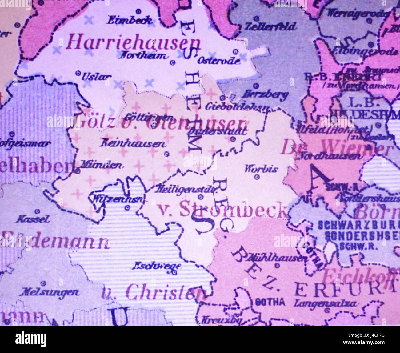 The 1898 Reichstag election map illustrates the political landscape of ...