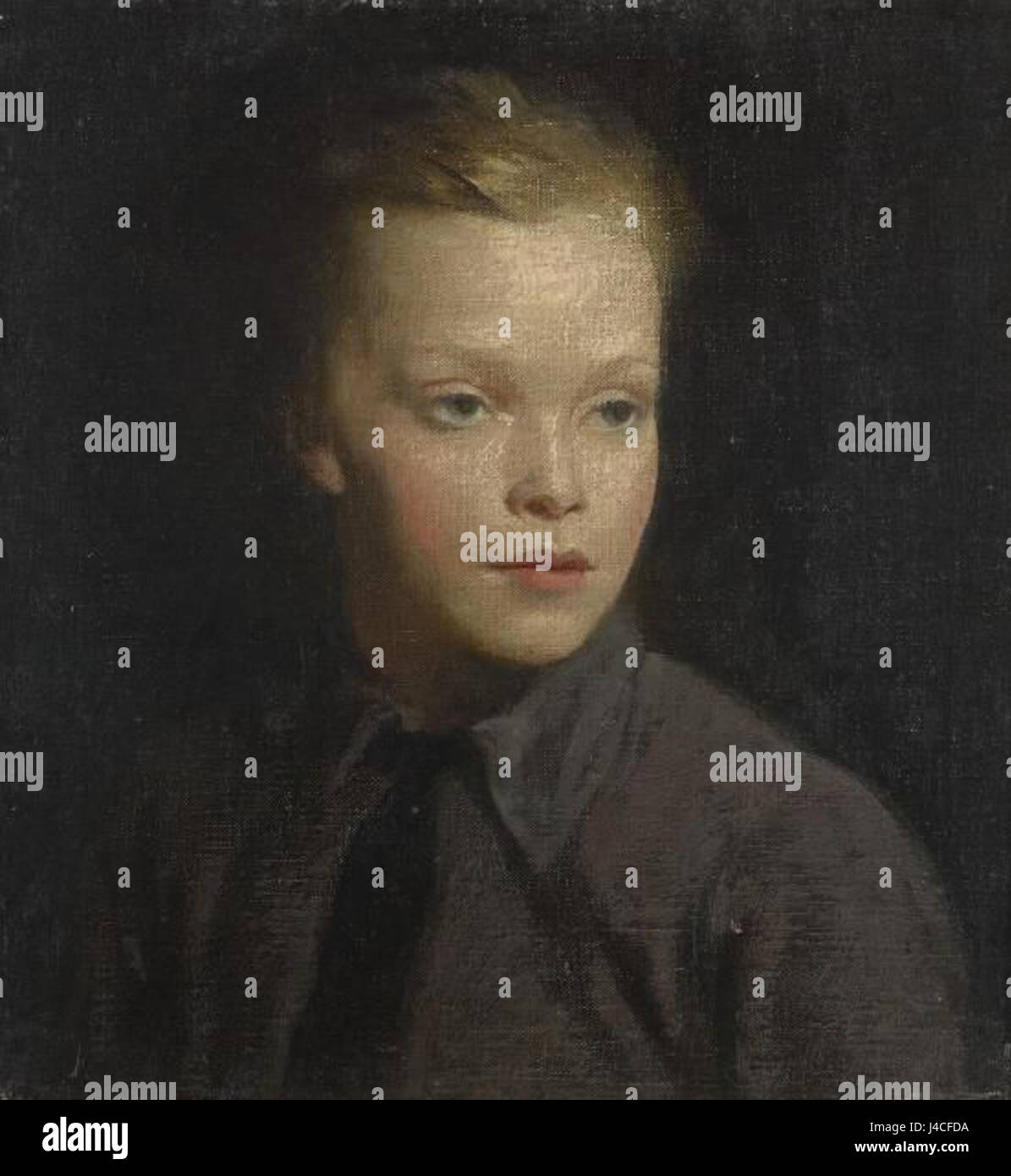 This portrait features Peter Hannen, likely a historical figure ...