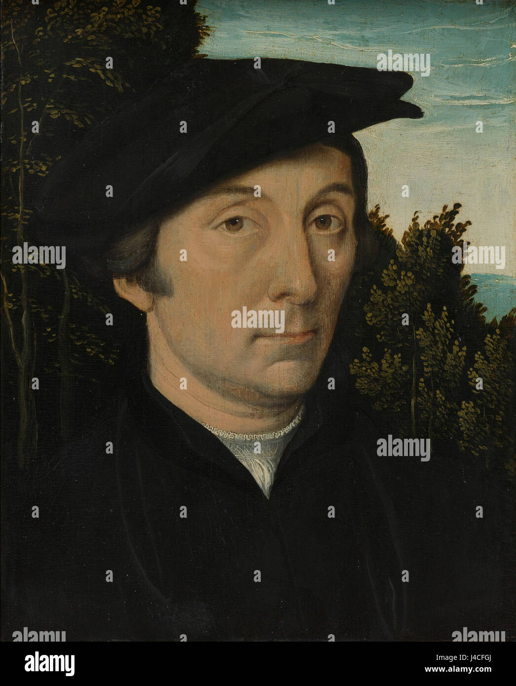 Portret van een man Rijksmuseum SK A 2107 Stock Photo - Alamy