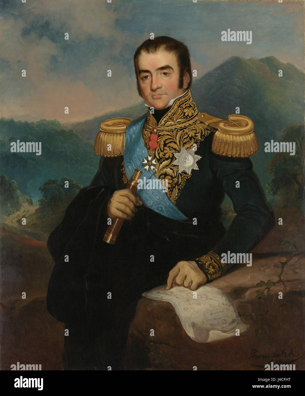 This posthumous portrait of Herman Willem Daendels (1762-1818 ...