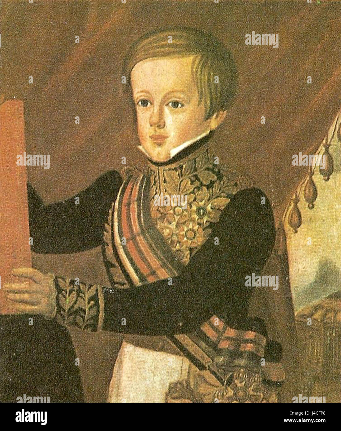 Pedro II of Brazil c 1833 Stock Photo - Alamy