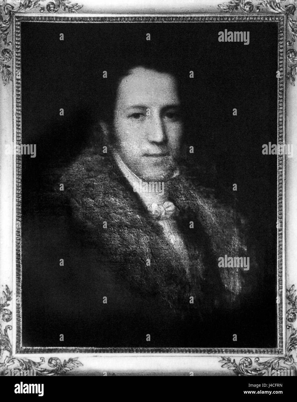 Portraits Johann Wilhelm Bickell Stock Photo - Alamy