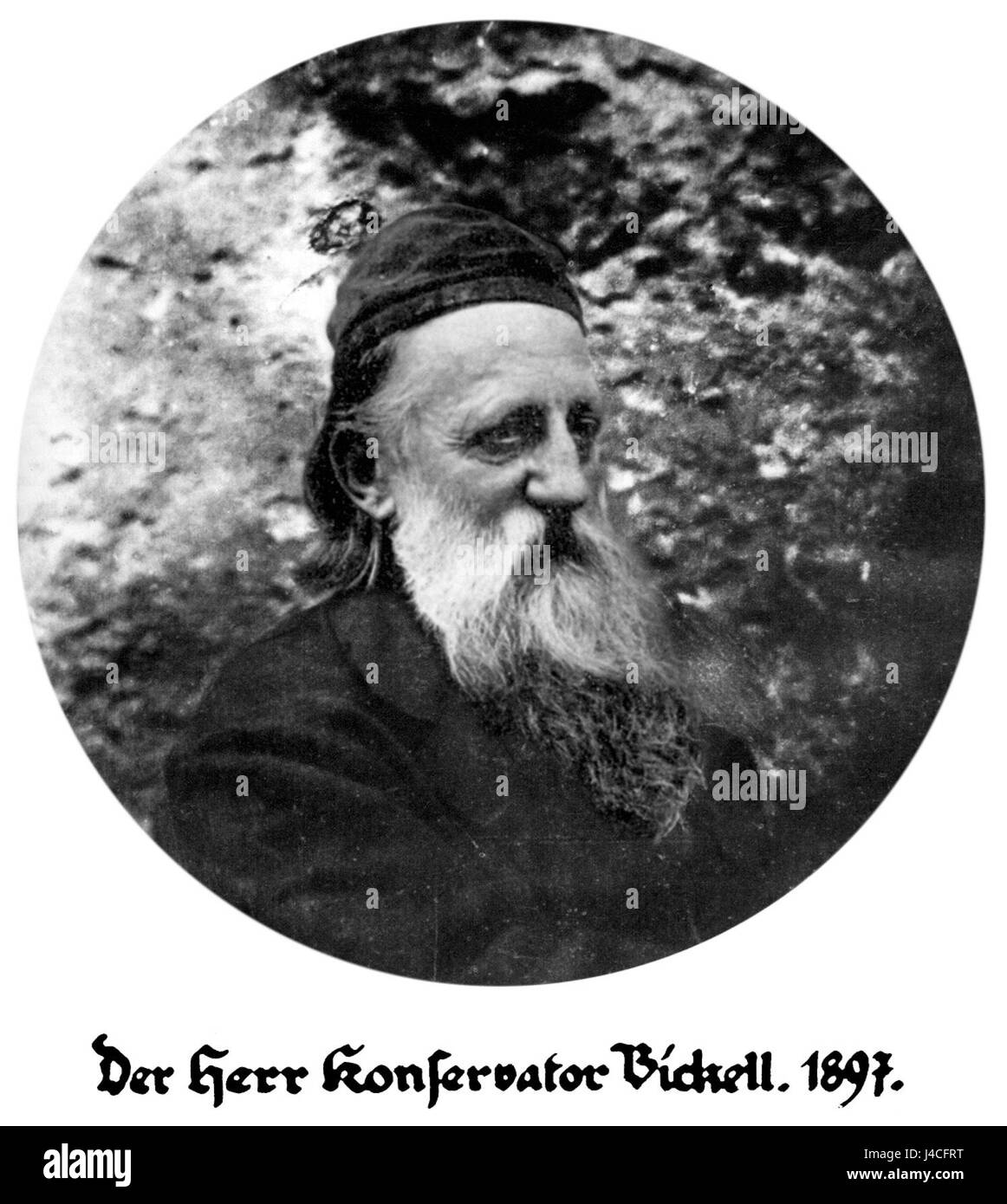 Portraits Ludwig Bickell 1897 Stock Photo - Alamy