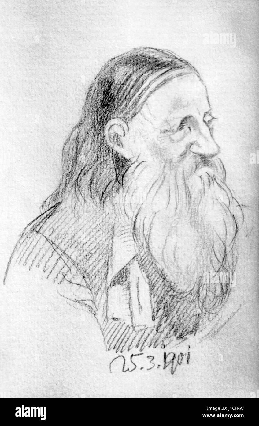 Portraits Friedrich Kuech Ludwig Bickell 1901 Stock Photo - Alamy