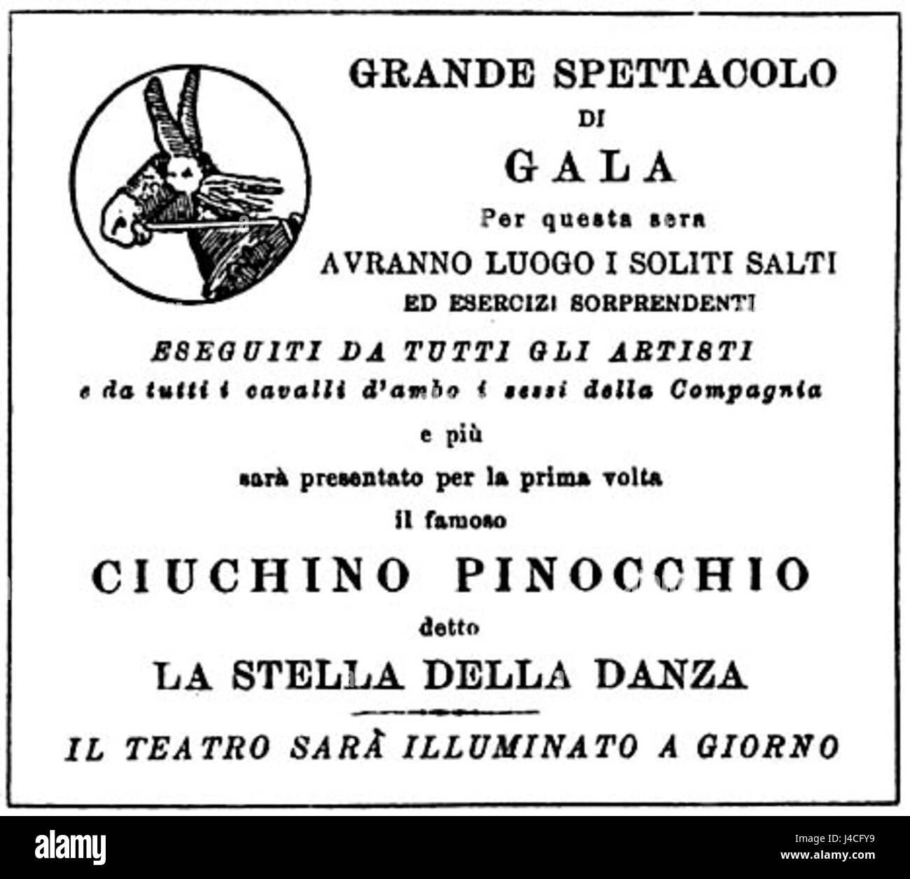 This artwork portrays the character of Pinocchio, created by Carlo ...