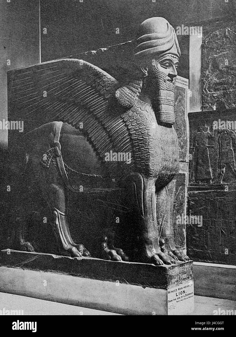 The 'Portal Guardian from Nimroud' is an ancient Assyrian artifact ...