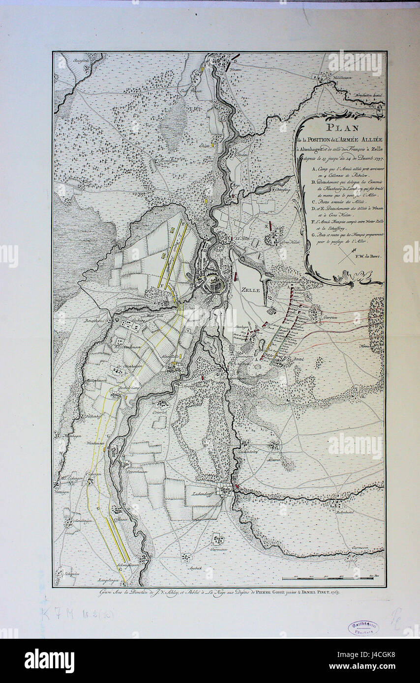 This document is a military map showing the position of allied forces ...