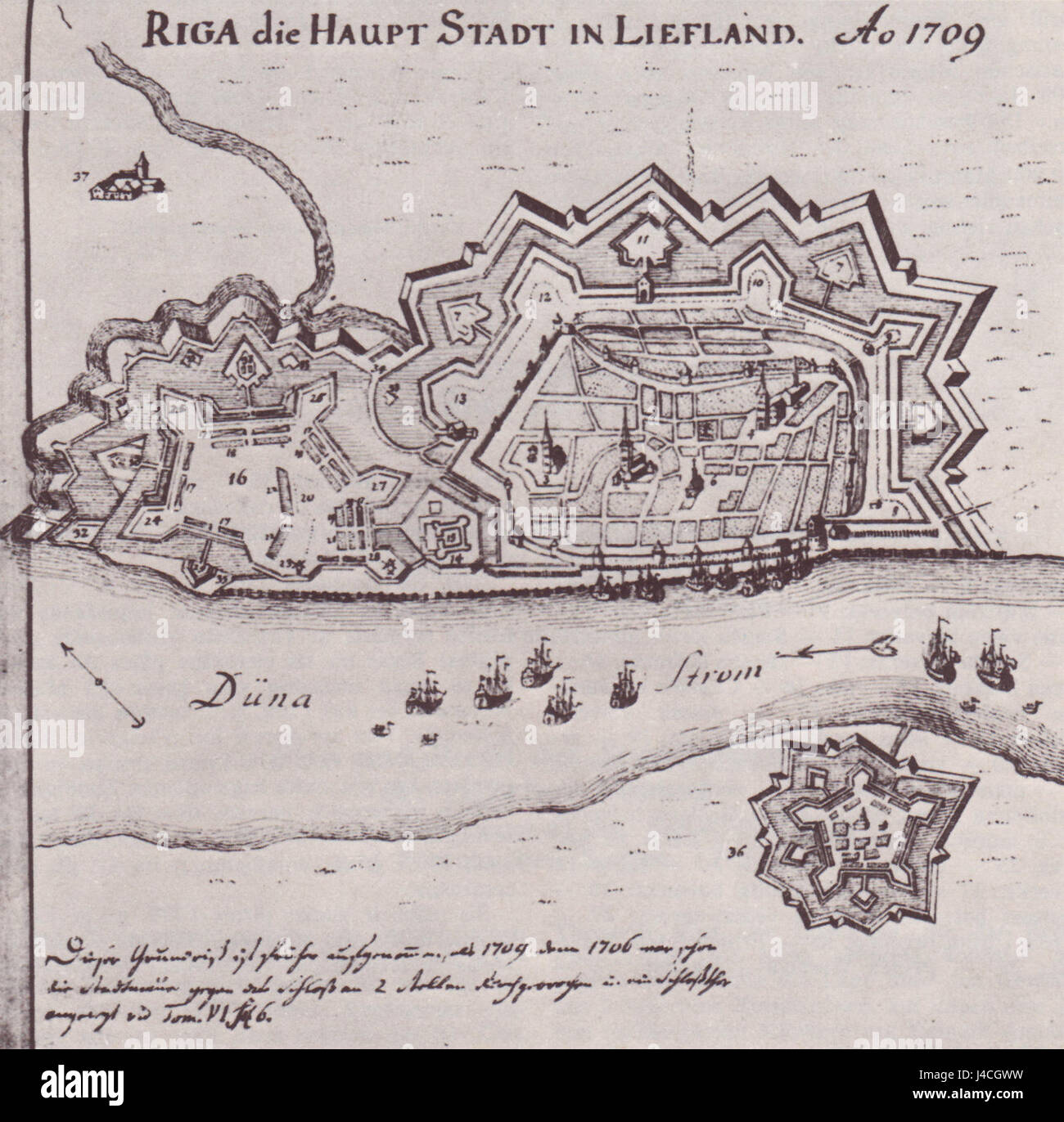 Old riga map hi-res stock photography and images - Alamy