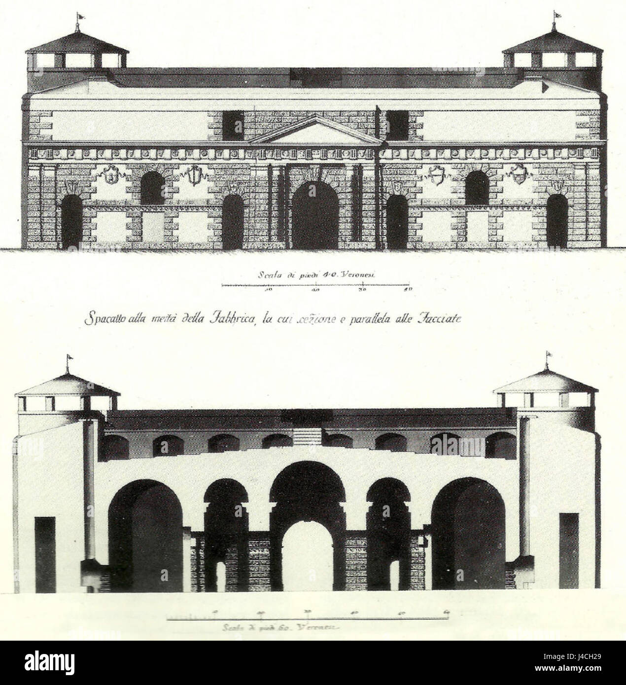 Porta Nuova is a historical city gate in Verona, Italy, designed by ...