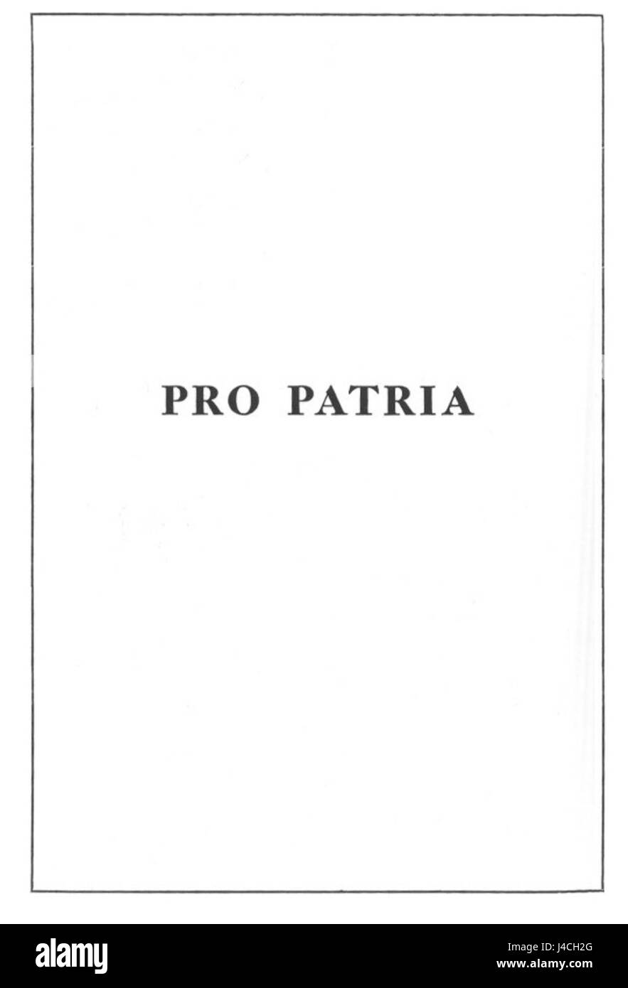 Pro Patria, Coates, 1917 01 Stock Photo - Alamy