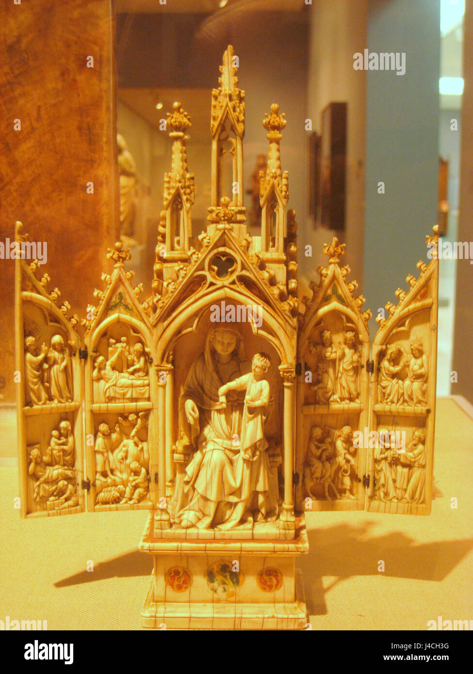 This 14th-century French portable altar is an example of medieval ...
