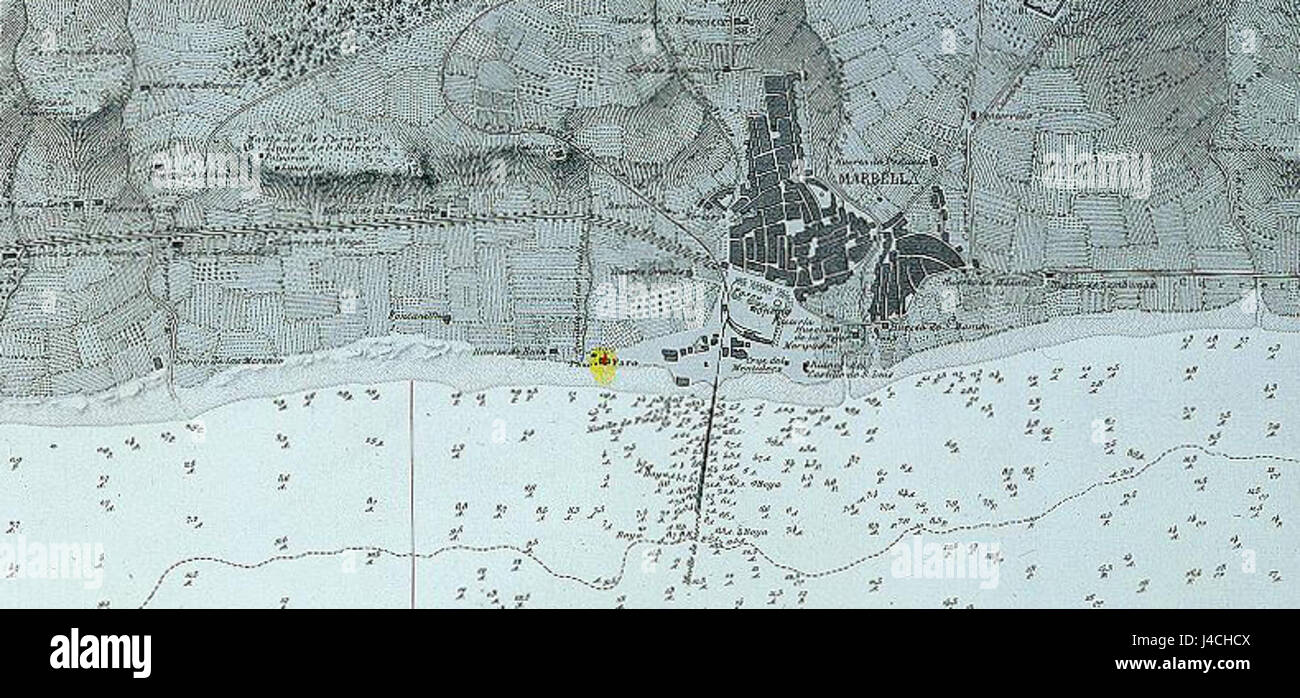 Map of marbella hi-res stock photography and images - Alamy