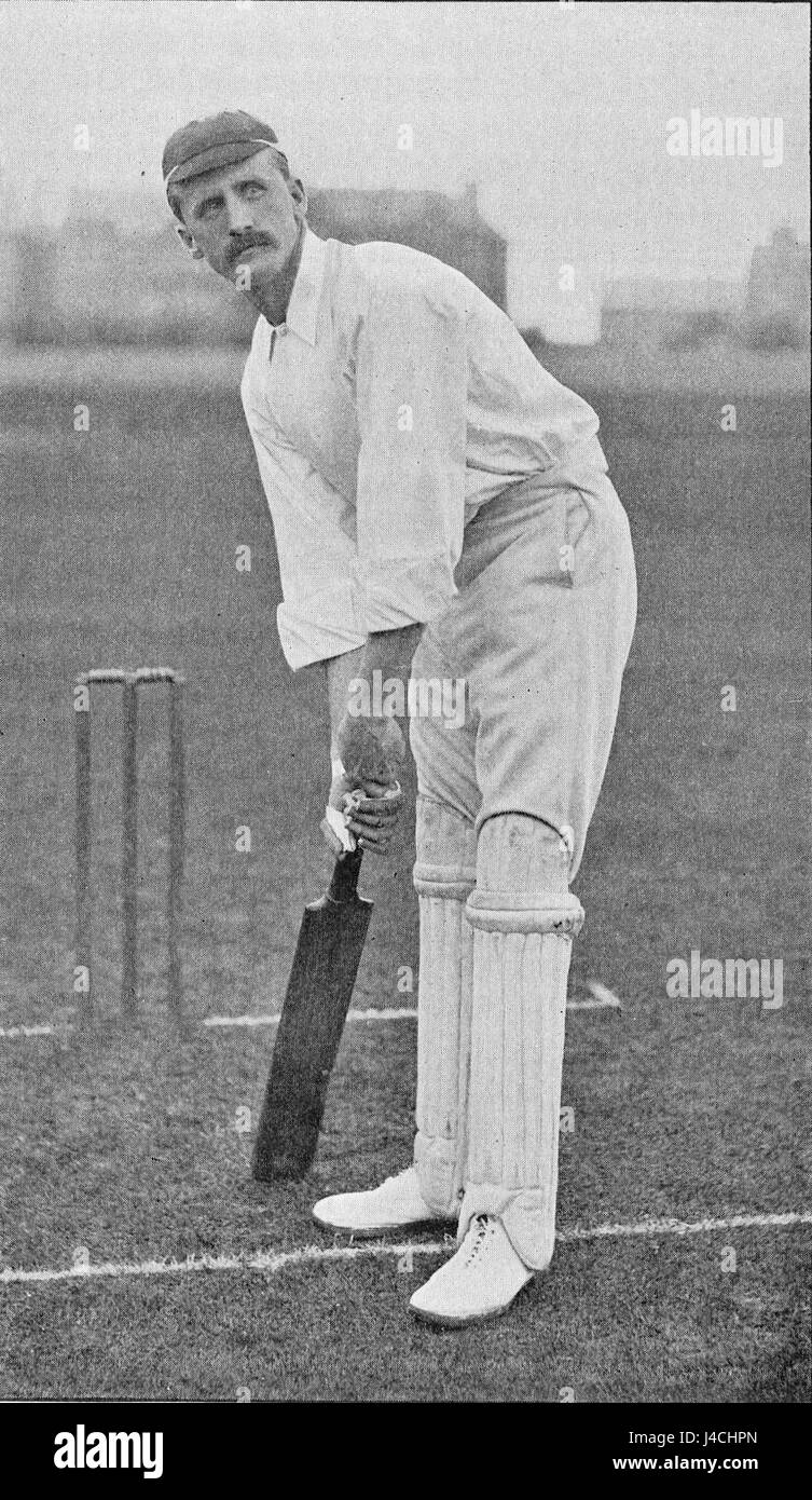 Archival cricket match Black and White Stock Photos & Images - Alamy