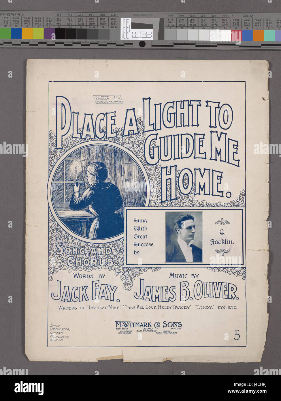 A reference to the artwork or document titled 'Place a light to guide ...