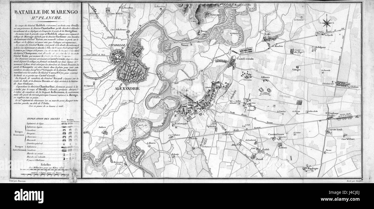 Marengo map hi-res stock photography and images - Alamy