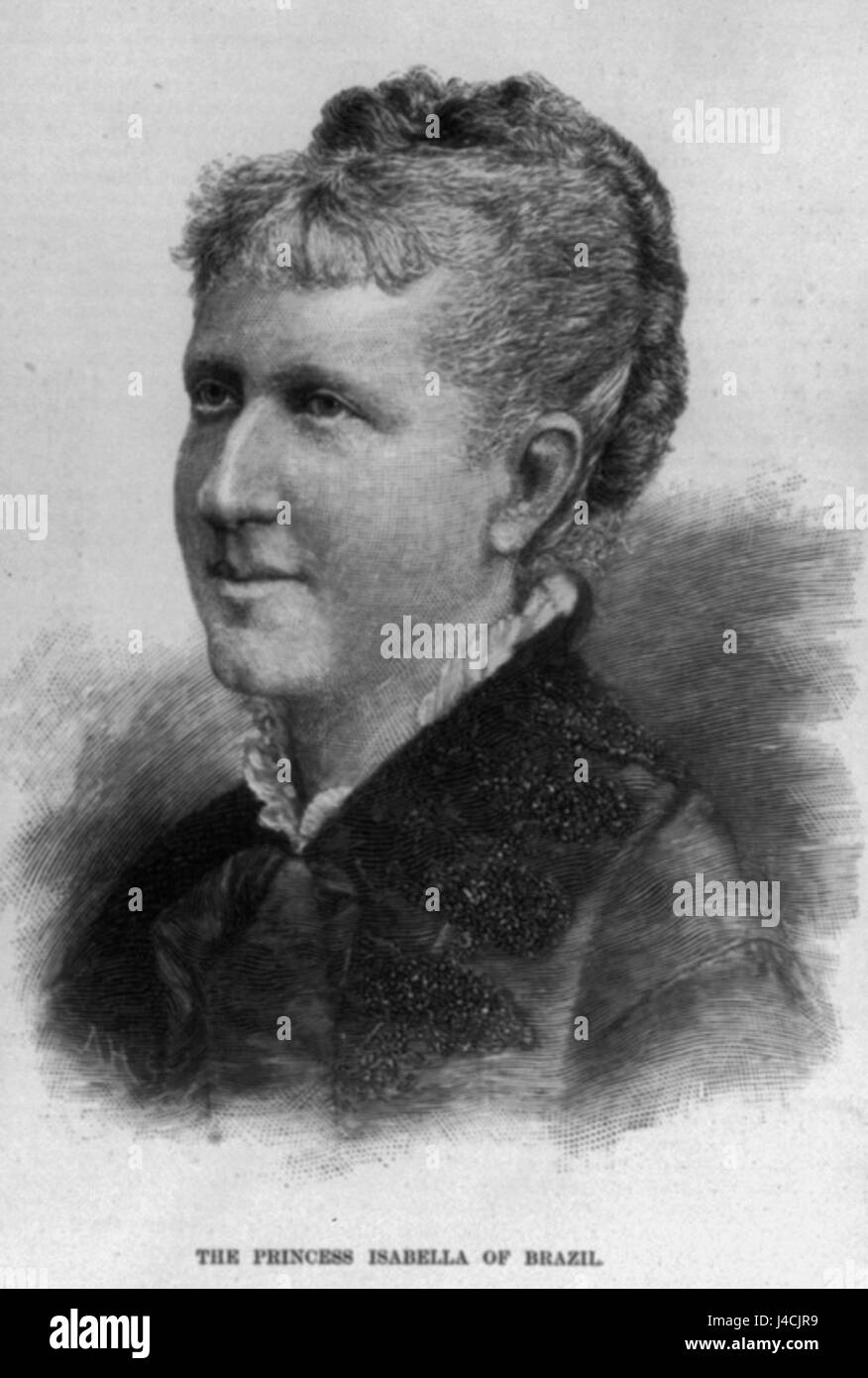 Isabel imperial princess of brazil Black and White Stock Photos ...