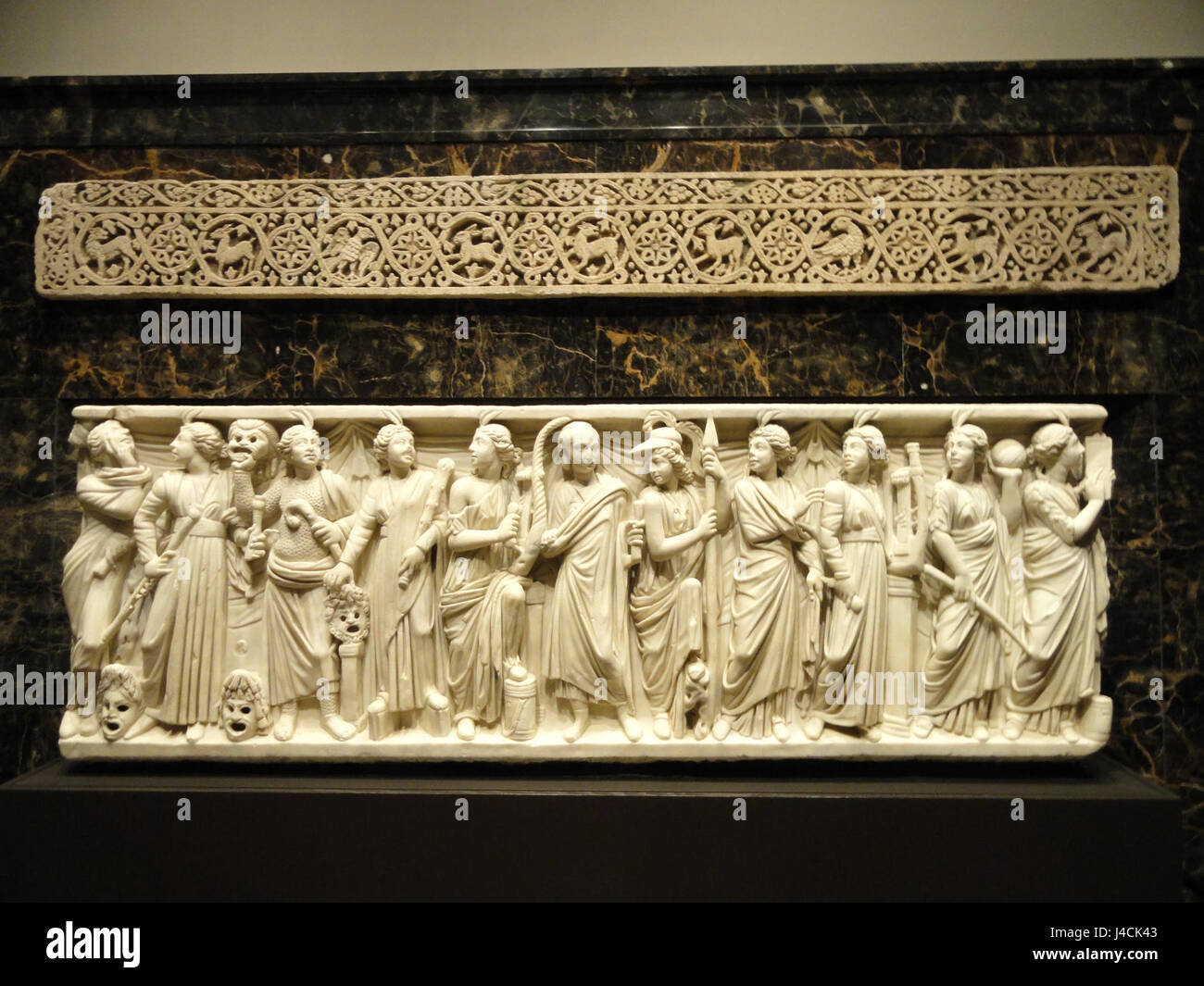 Roman relief sculpture sarcophagus hi-res stock photography and images ...