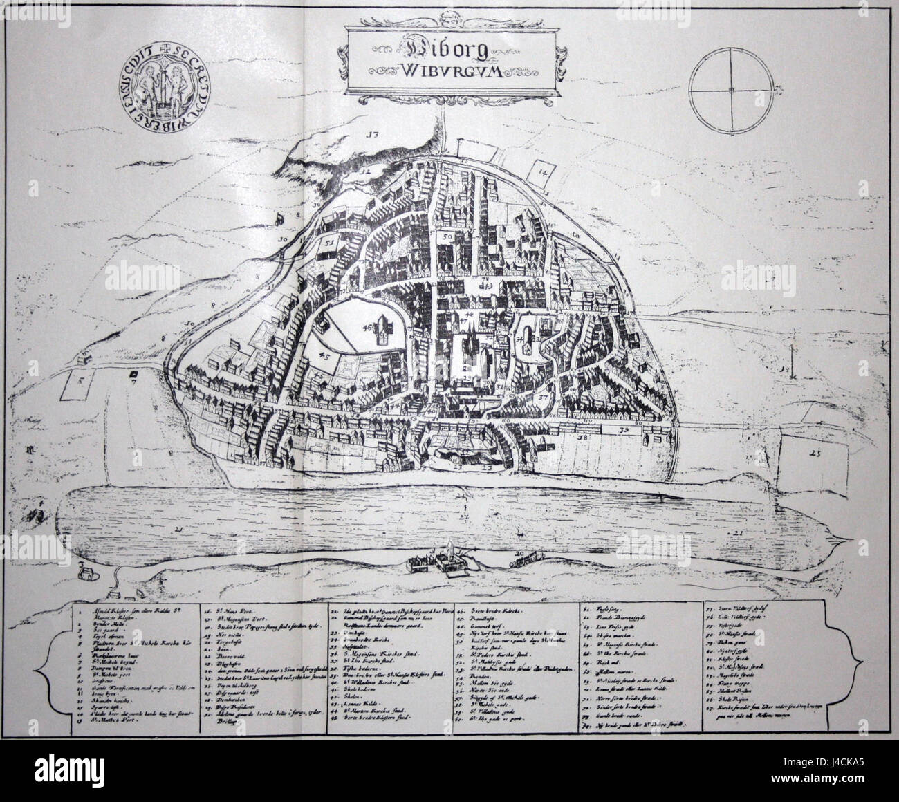 Viborg map hi-res stock photography and images - Alamy